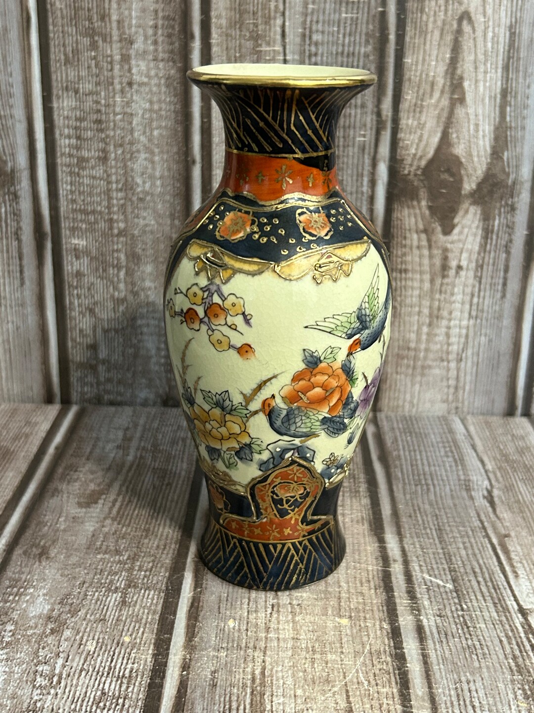 Small Chinese 6 Vase Cloisonne Porcelain Traditional - Etsy