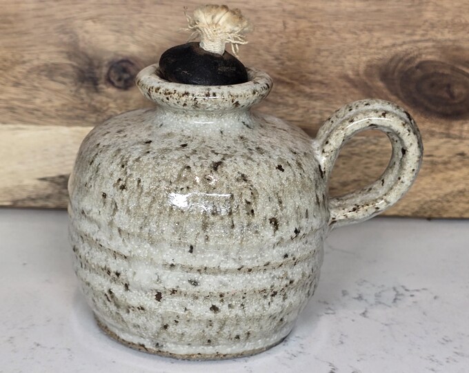 Mercy Farm Pottery Oil Lamp - Etsy