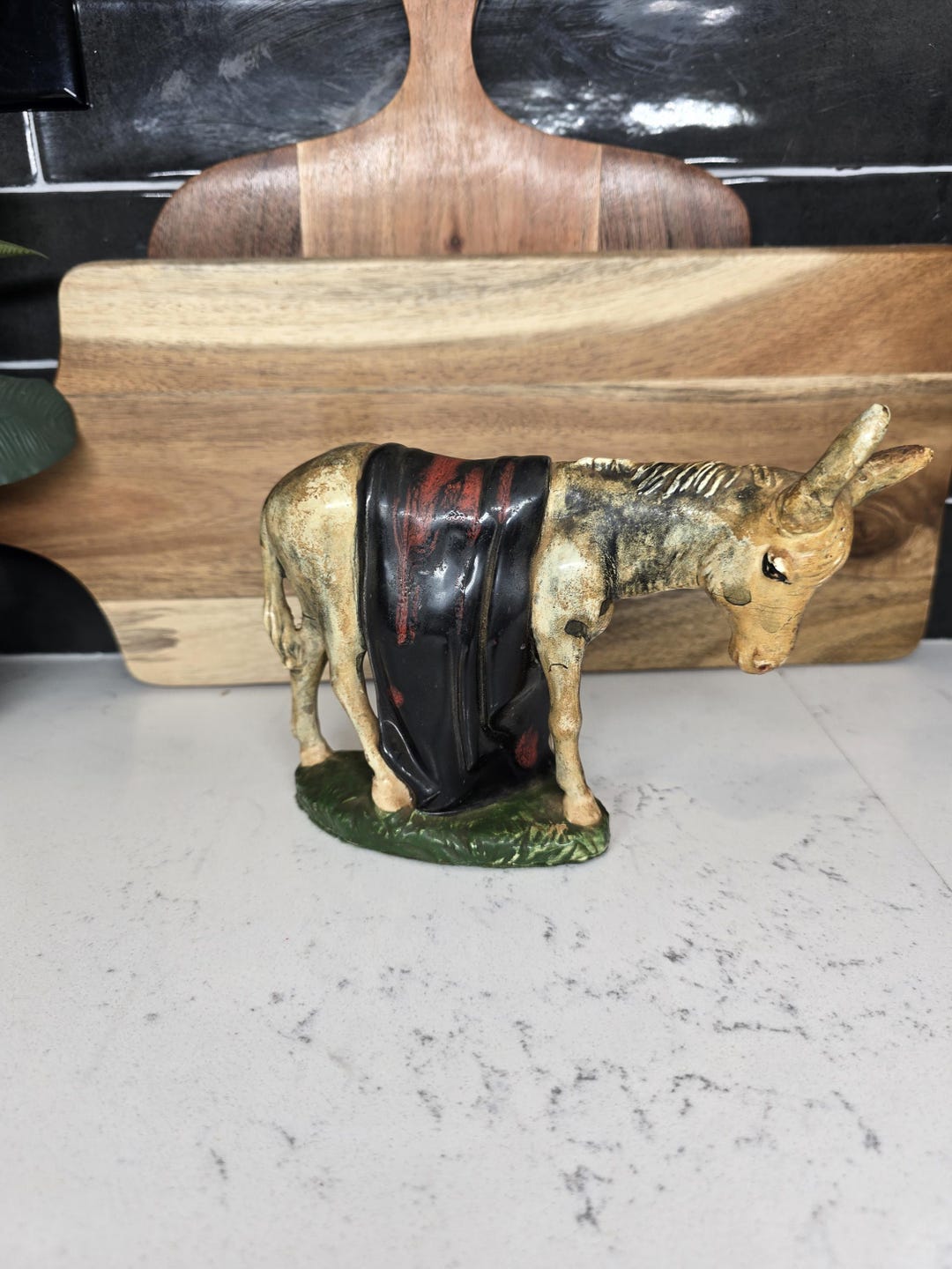 Vintage Donkey Figurine, Likely Part of a Nativity Set From the 1930s ...
