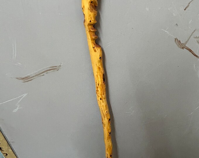 Hand Crafted in Oklahoma Wooden Cane//walking Stick With Carved Face - Etsy
