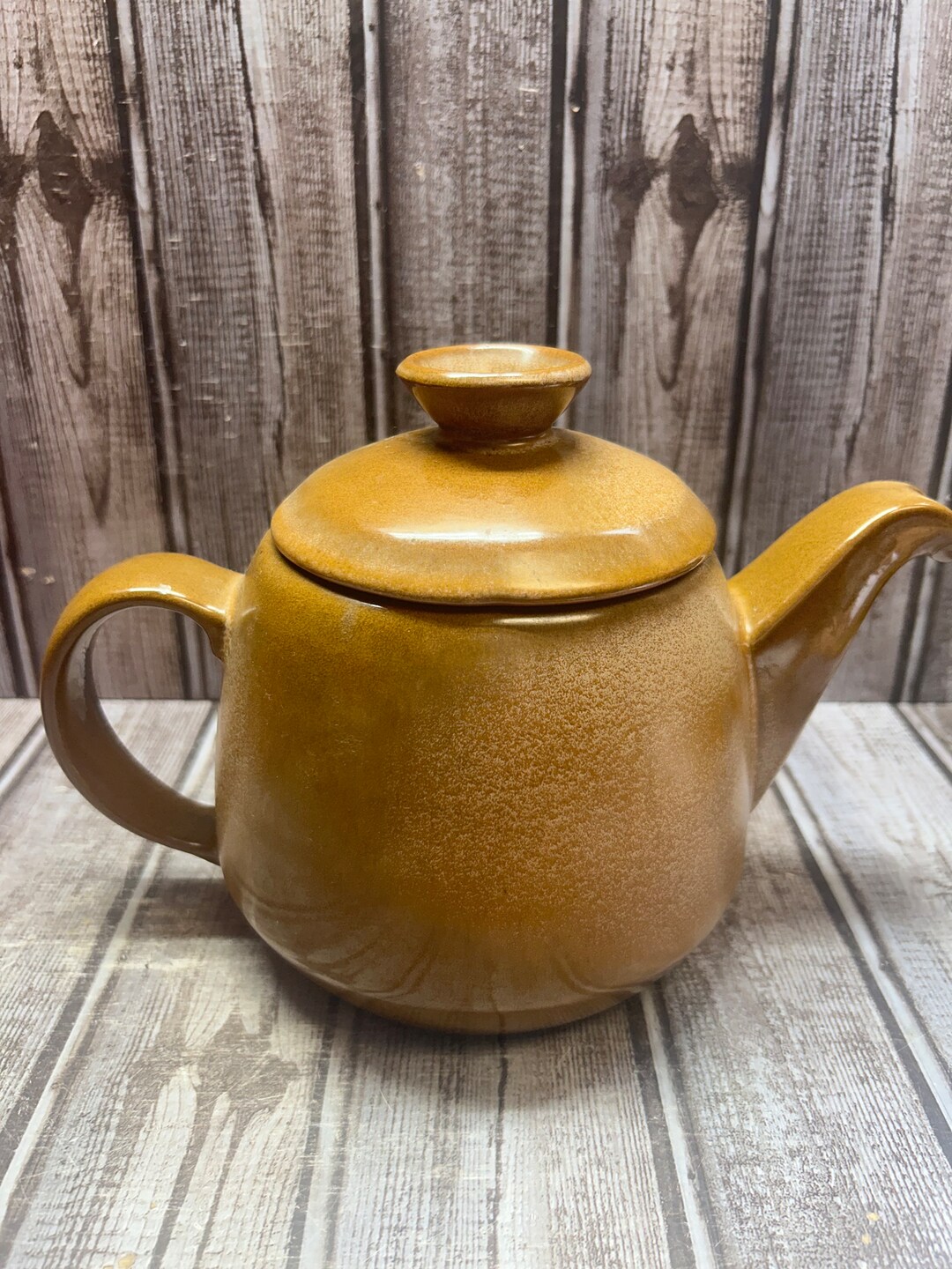 Vintage Frankoma Pottery Plainsman Brown Tea Pot With Lid GT - Etsy