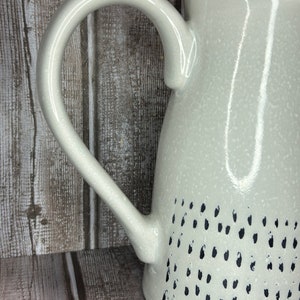 White and Blue Sheffield Home Pitcher - Etsy