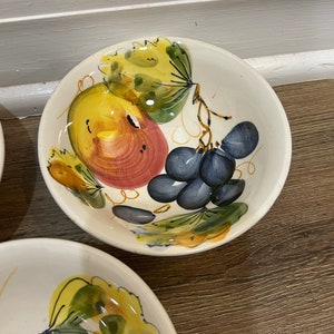 Set of 3 Italian Spatterware Bowls - Etsy