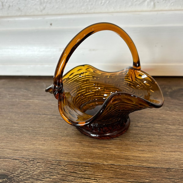 Fenton Basket Weave With Handle - Etsy