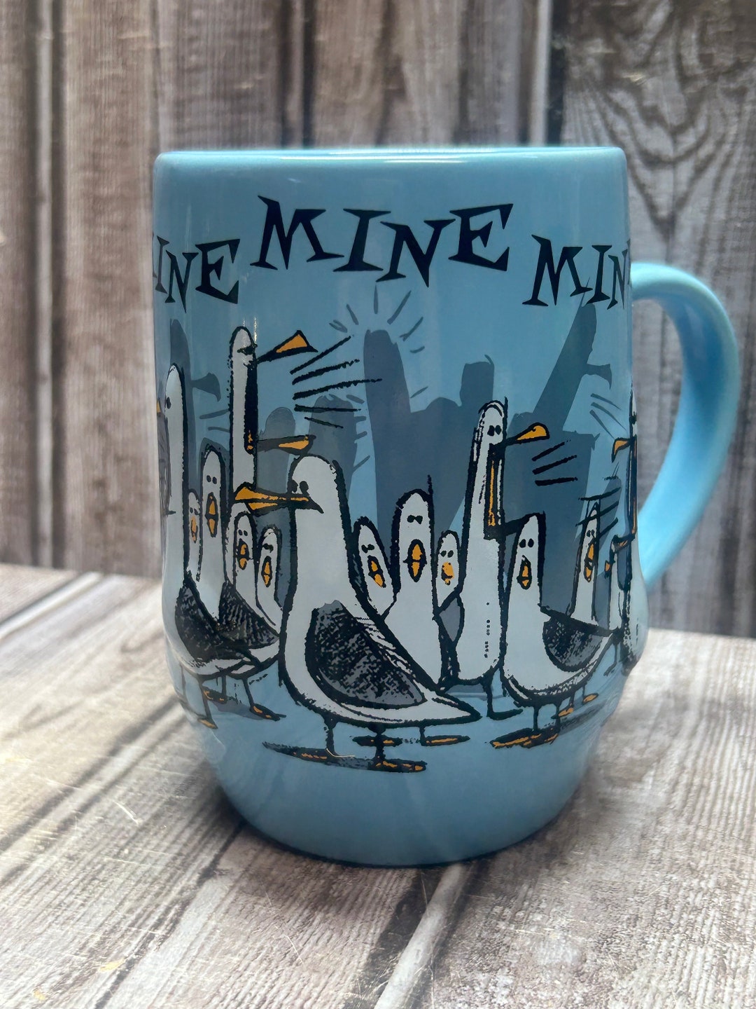 Disney Parks Pixar Finding Nemo Seagull Mine Mine Mine Blue Raised 3D ...