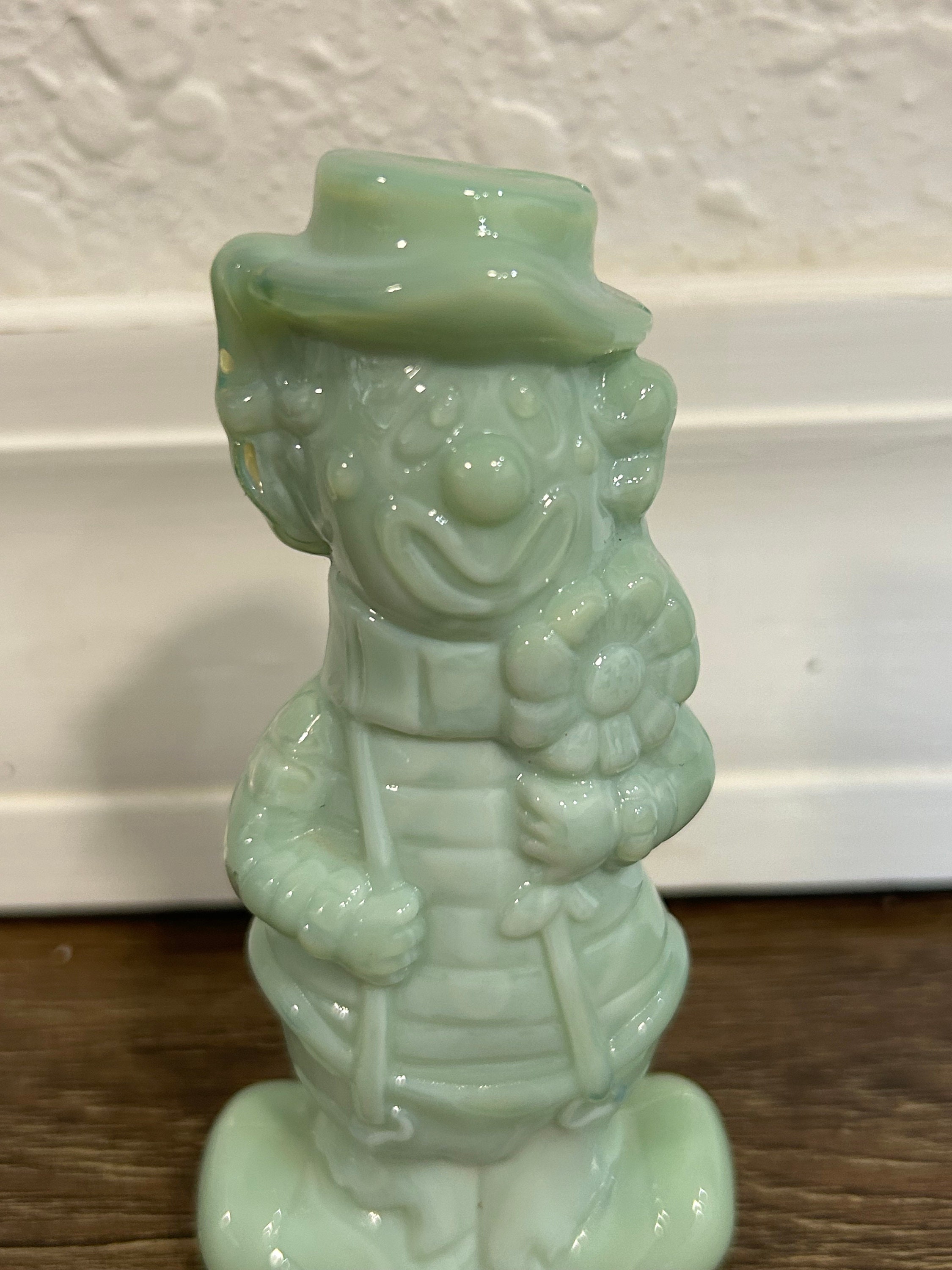 Boyd Crystal Art Glass Virgil the Clown Aqua Diamond 1993 - Etsy