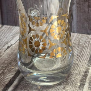 Dimlaj Glass Teacup With Gold Design. - Etsy