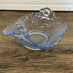 Vintage Cambridge Caprice Moonlight Blue Handled Bon Bon Dish - Etsy