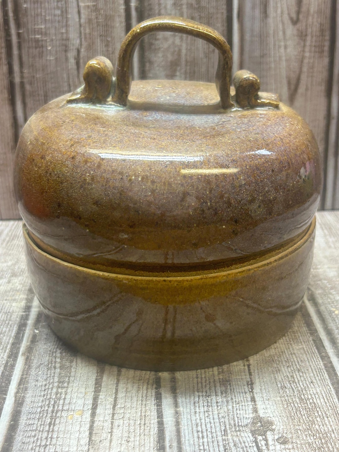 Signed Studio Art Pottery Jar With Lid - Etsy