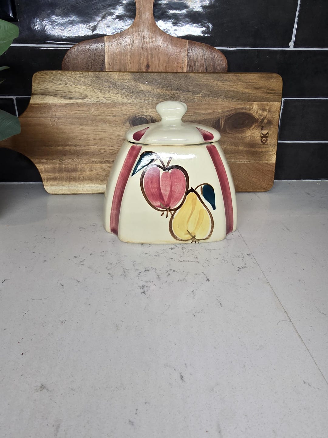 Vintage Purinton Pottery Fruit Slip Ware Ja - Etsy