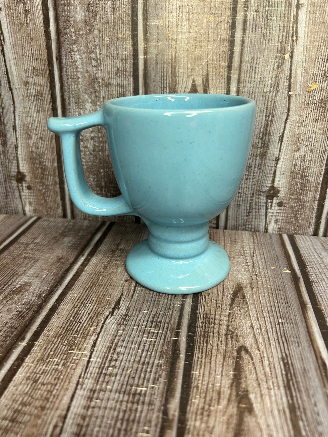 Frankoma Robins Egg Blue C13 Footed Pedestal Coffee Tea Mug - Etsy