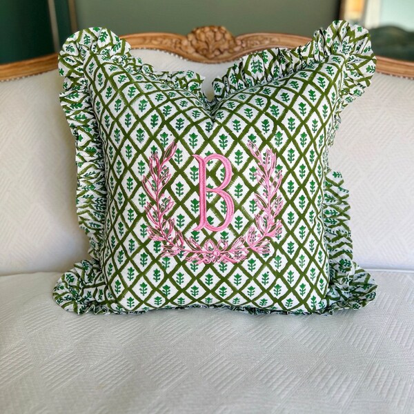 Block Print Pillows - Etsy