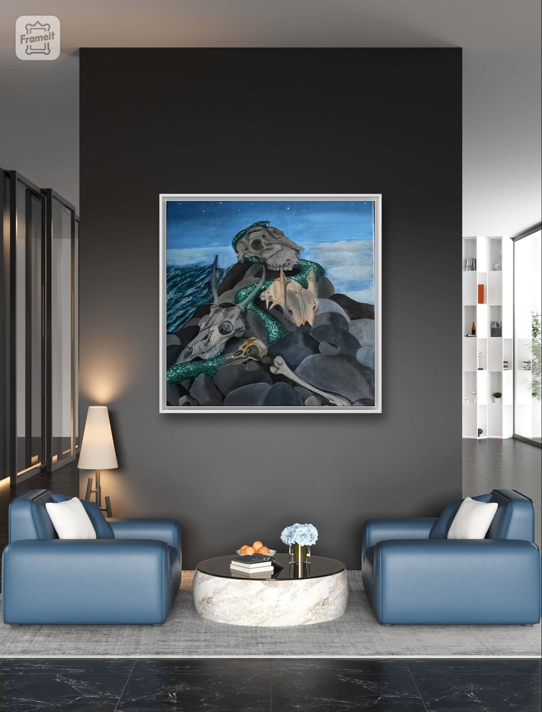 Acrylic Painting Memento Mori - Etsy