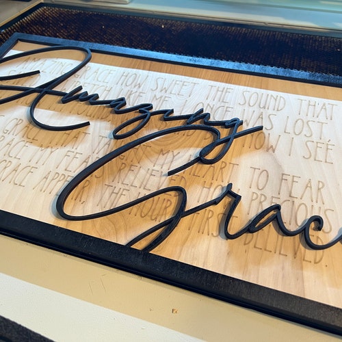 Amazing Grace Christian Printable Wall Art Christian Quote - Etsy