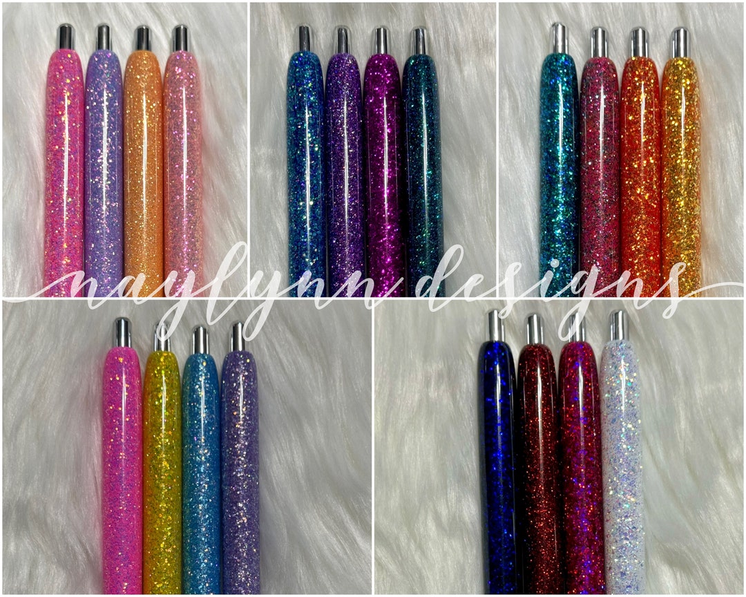 Set of 4 Glitter Pens Inkjoy Glitter Pen Sharpie S-gel Pen ...