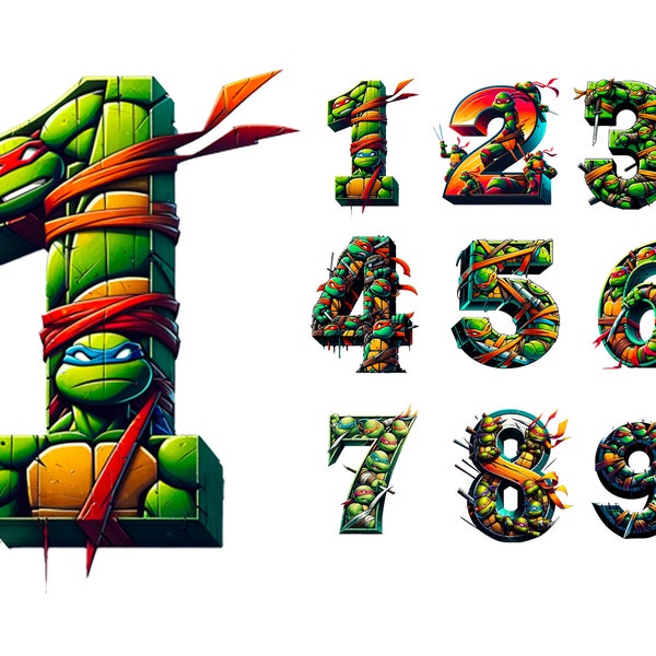 Ninja Turtle Bday - Etsy