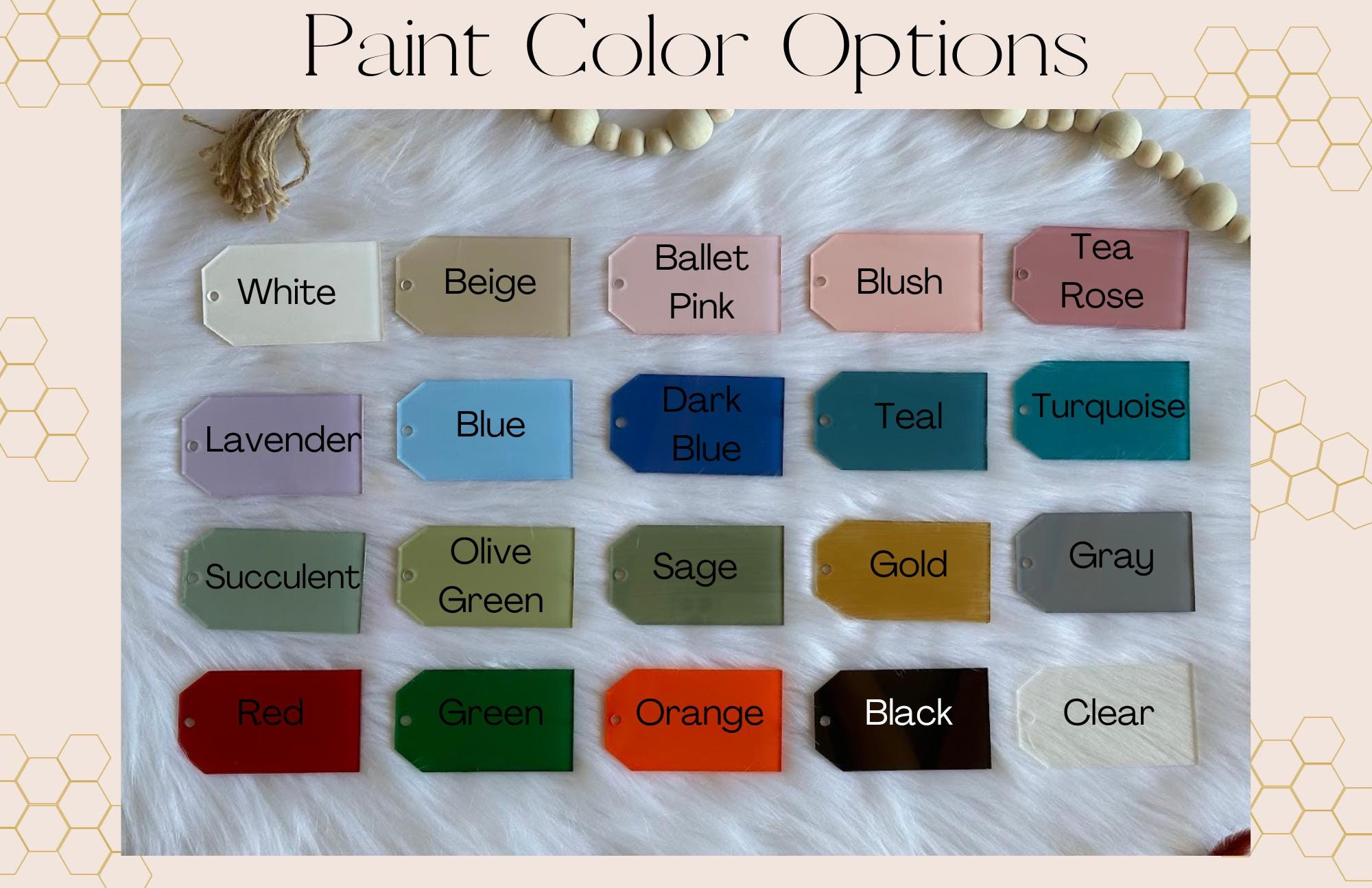 Acrylic Wedding Name Tags, Guest Place Tags, Personalized, Name Tag ...