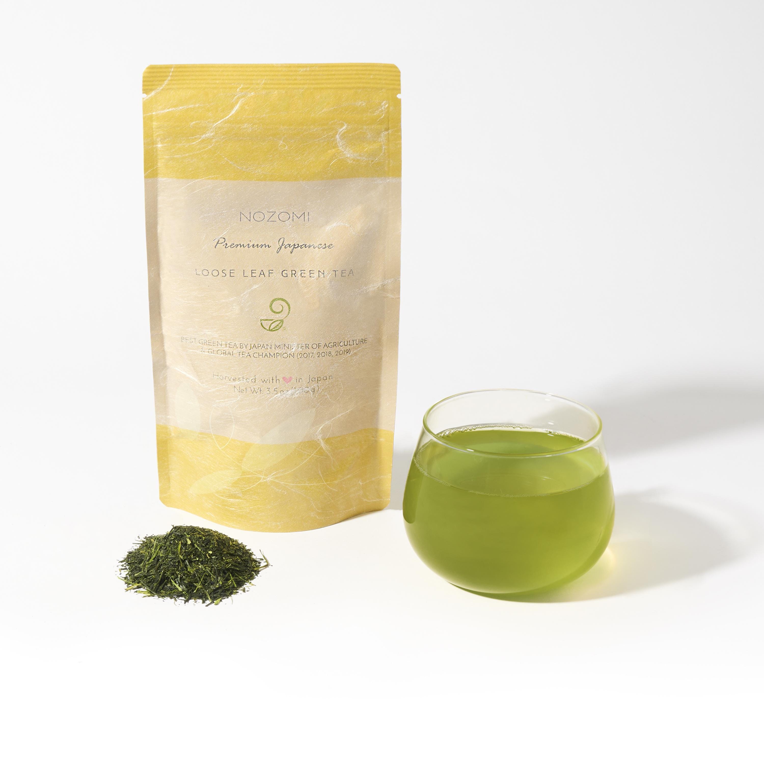 Premium Japanese Tea | Loose Leaf Green Tea | Covered Tea Leaves ...
