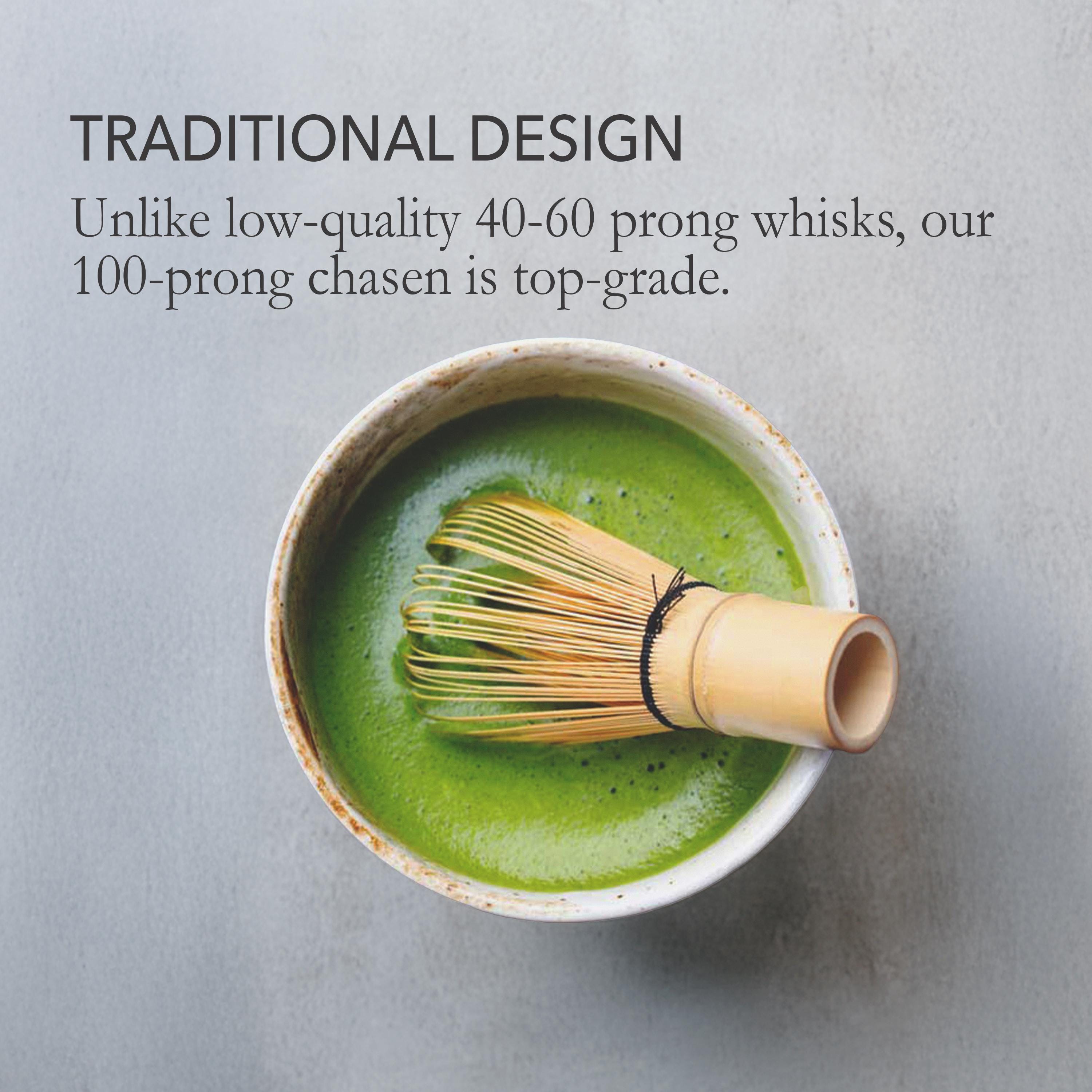 Premium Quality Bamboo Whisk - Matcha Chasen 100 Prong - Made in ...