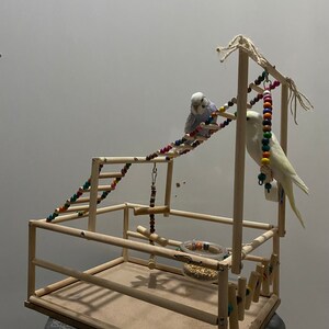Bird Toys, Bird Play Stand, Bird Playground, Parrot, Conure, Handmade ...