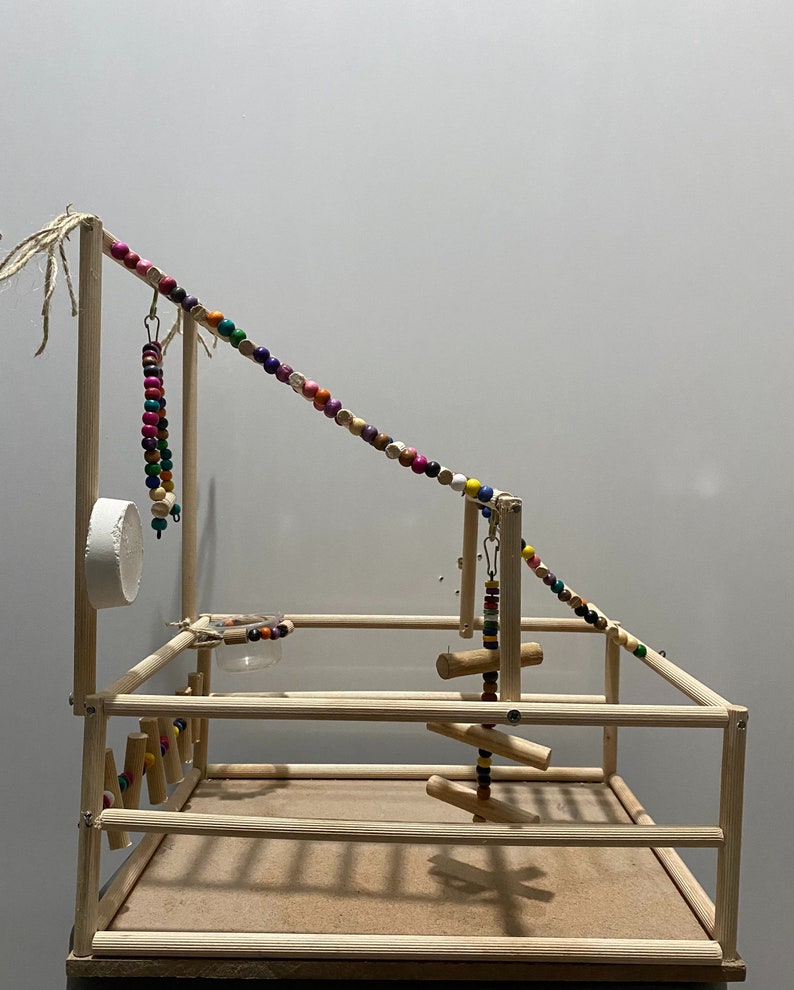 Bird Toys Bird Play Stand Bird Playground Parrot Conure - Etsy