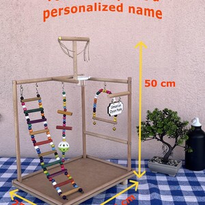 Bird Toys, Bird Play Stand, Bird Playground, Parrot, 2 Size Options ...