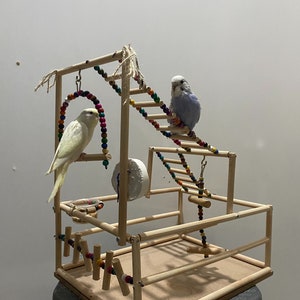 Bird Toys, Bird Play Stand, Bird Playground, Parrot, Conure, Handmade ...