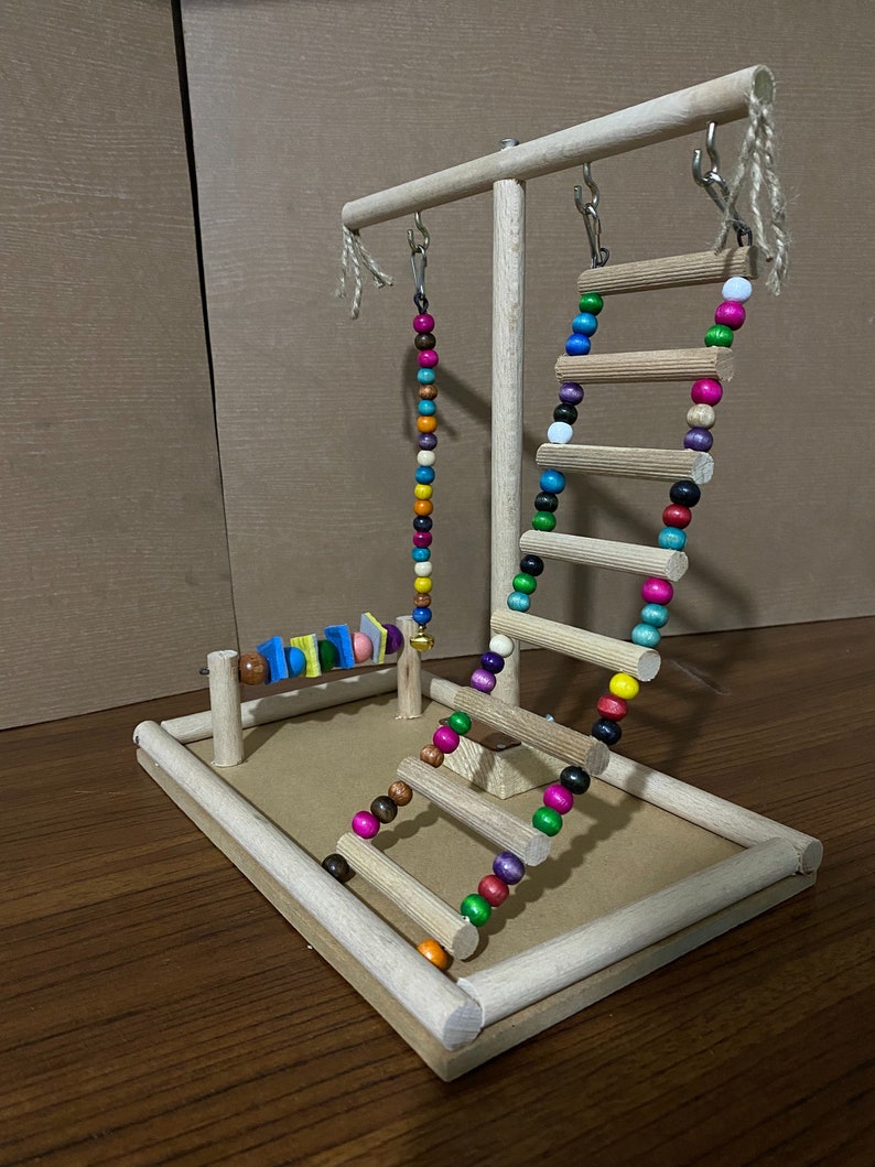 Bird Toys Bird Play Stand Bird Playground Parrot Conure - Etsy