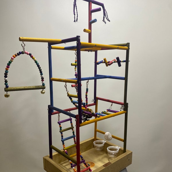 Bird Play Gym - Etsy