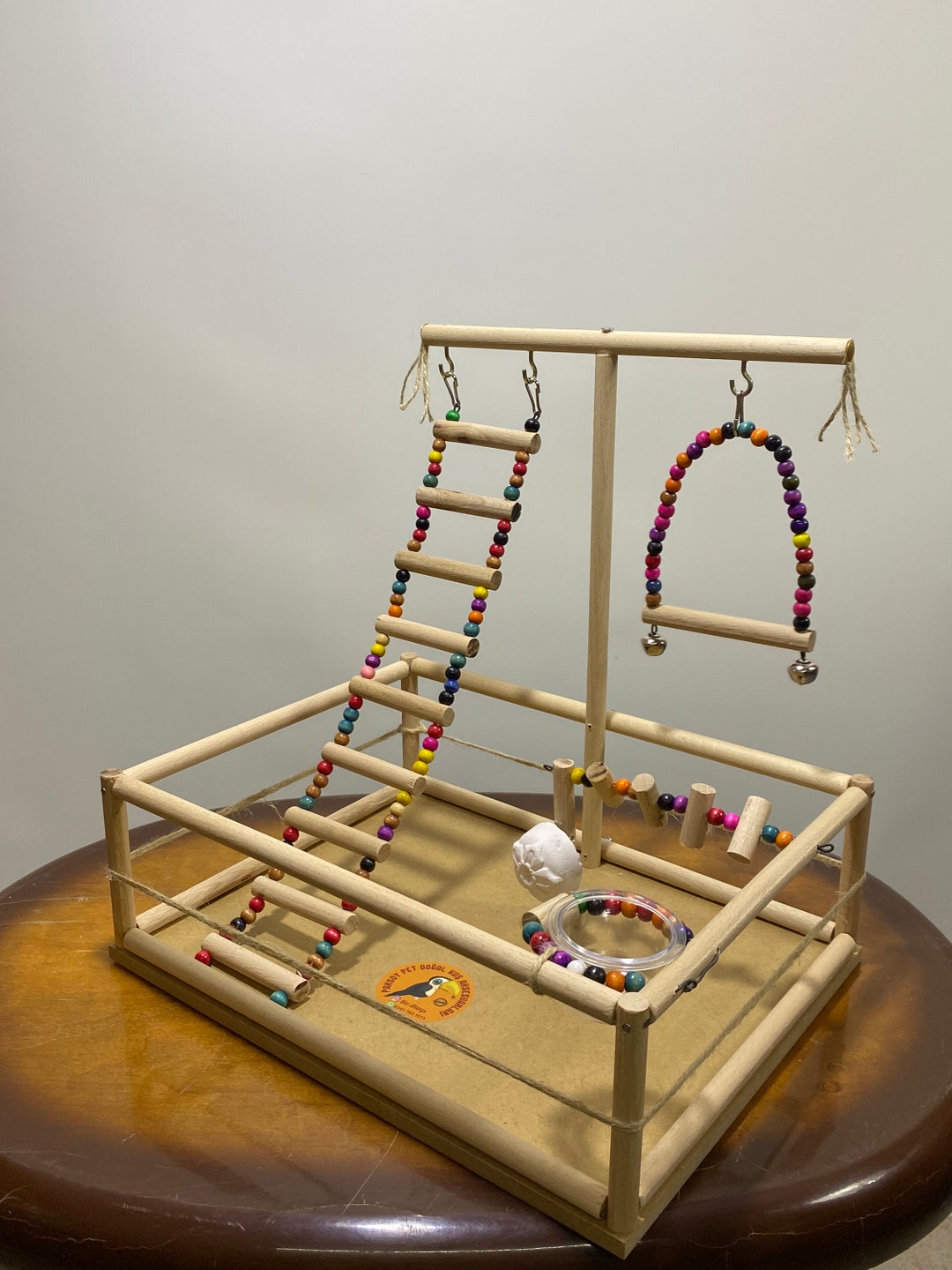 Bird Toys, Bird Play Stand, Bird Playground, Parrot, Conure, Hand Made ...