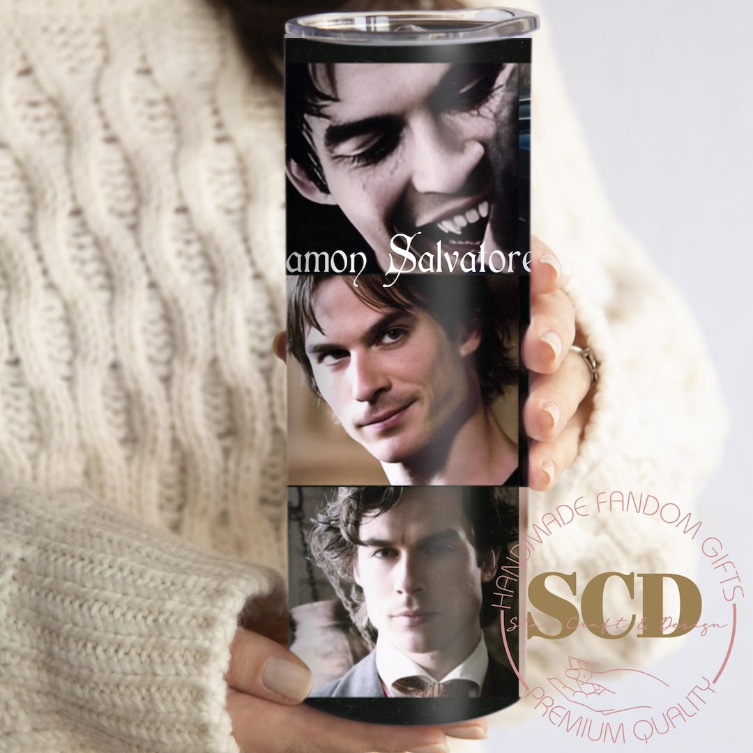 Damon TVD 20oz Tumbler, TVD Tumbler, the Vampire Diaries,perfect Gift ...