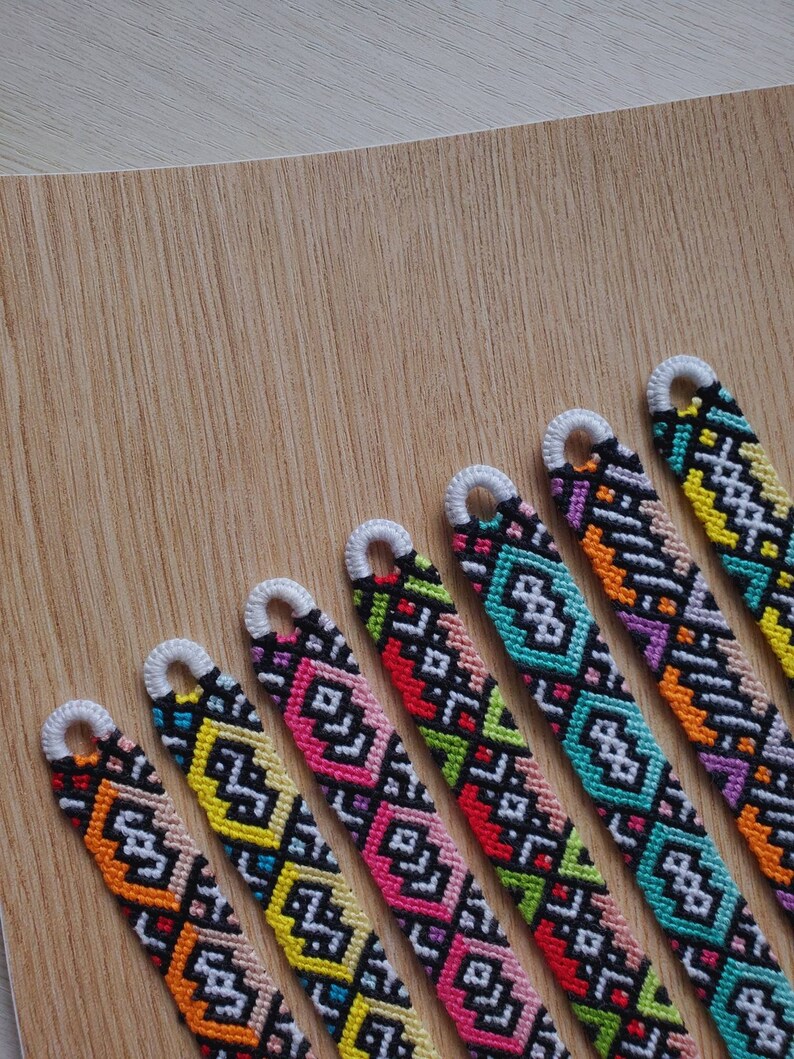 Assorted Bracelets Thread String Friendship Bracelets Woven Braided ...
