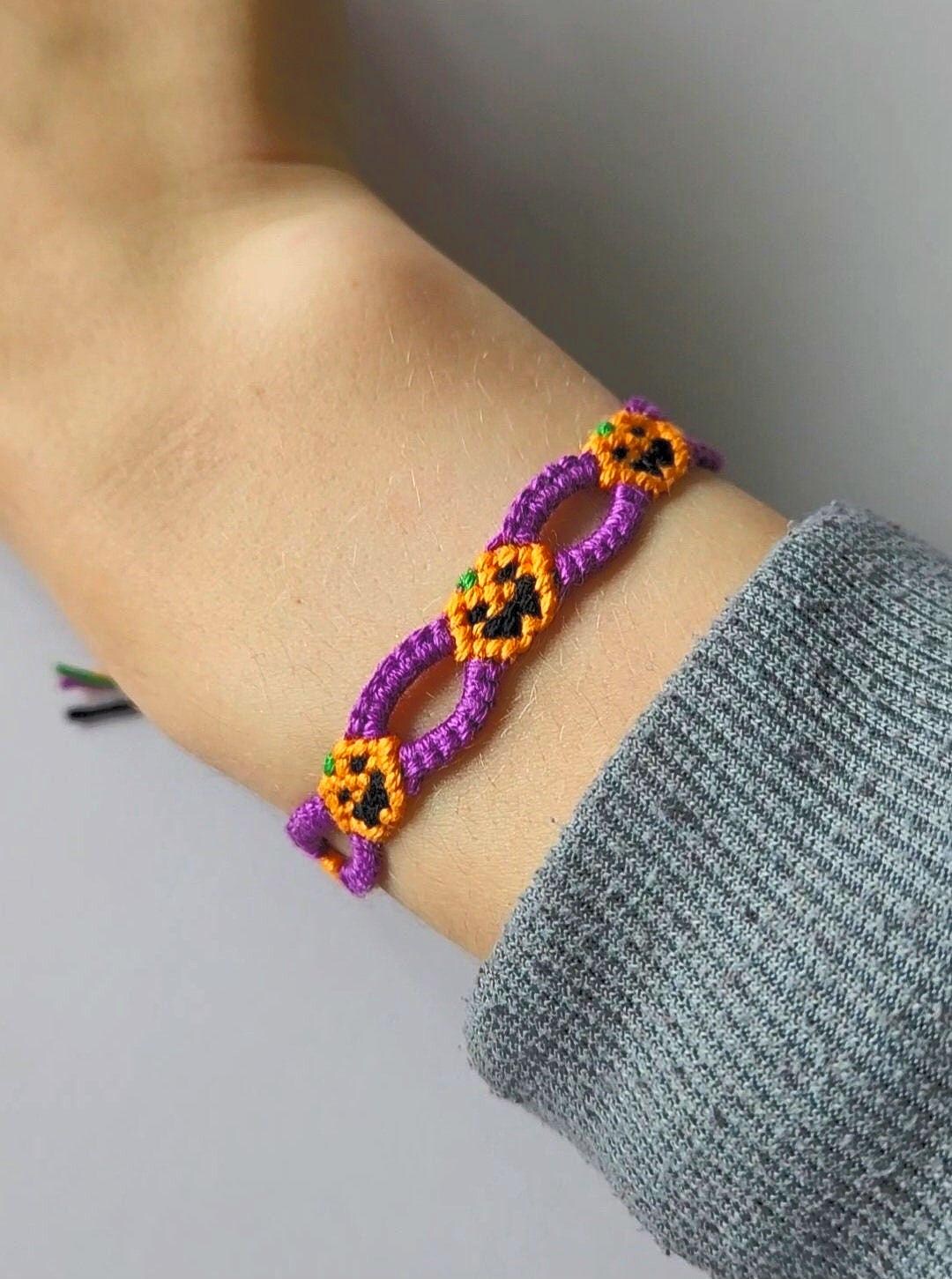 Daisy Chain Bracelet Halloween Friendship Braided Knotted Woven ...