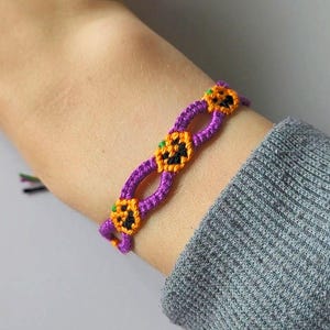 Daisy Chain Bracelet Halloween Friendship Braided Knotted Woven ...