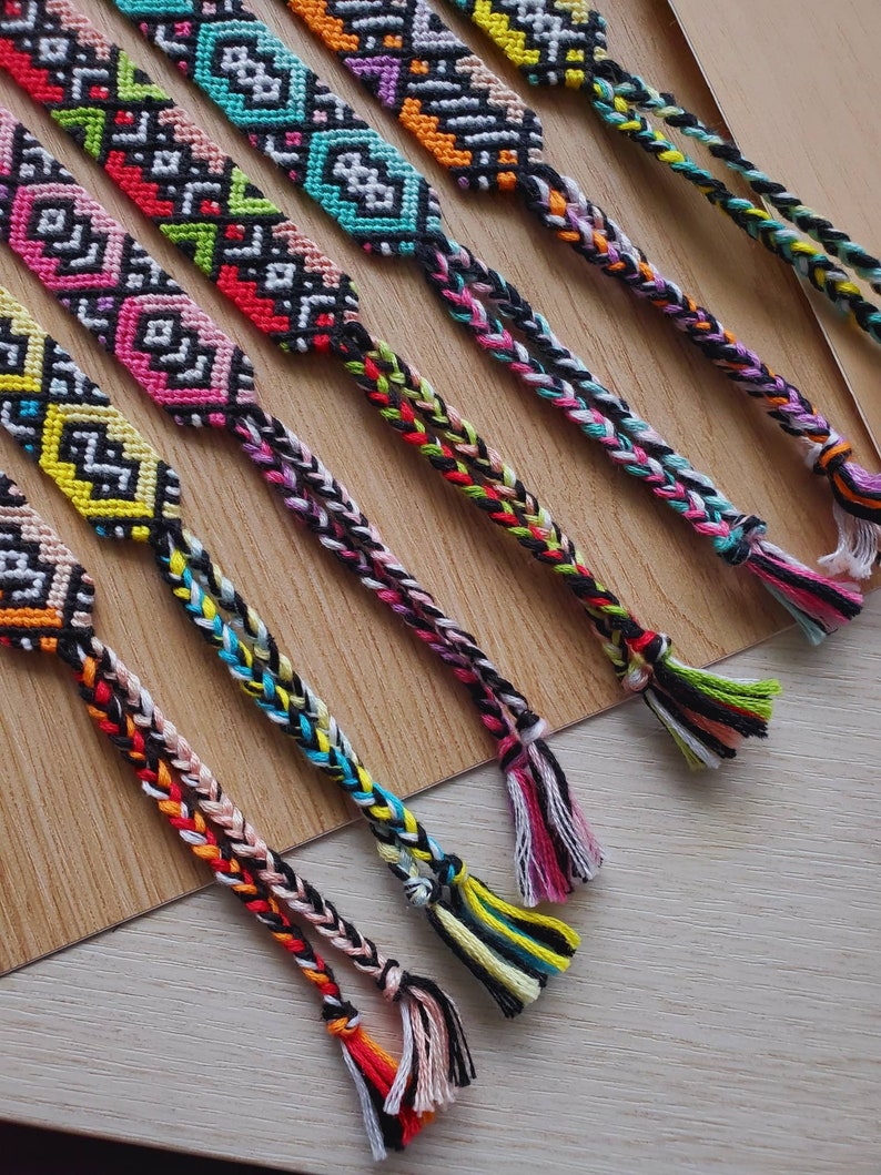 Tribal Aztec Inspired Friendship Bracelets - Etsy
