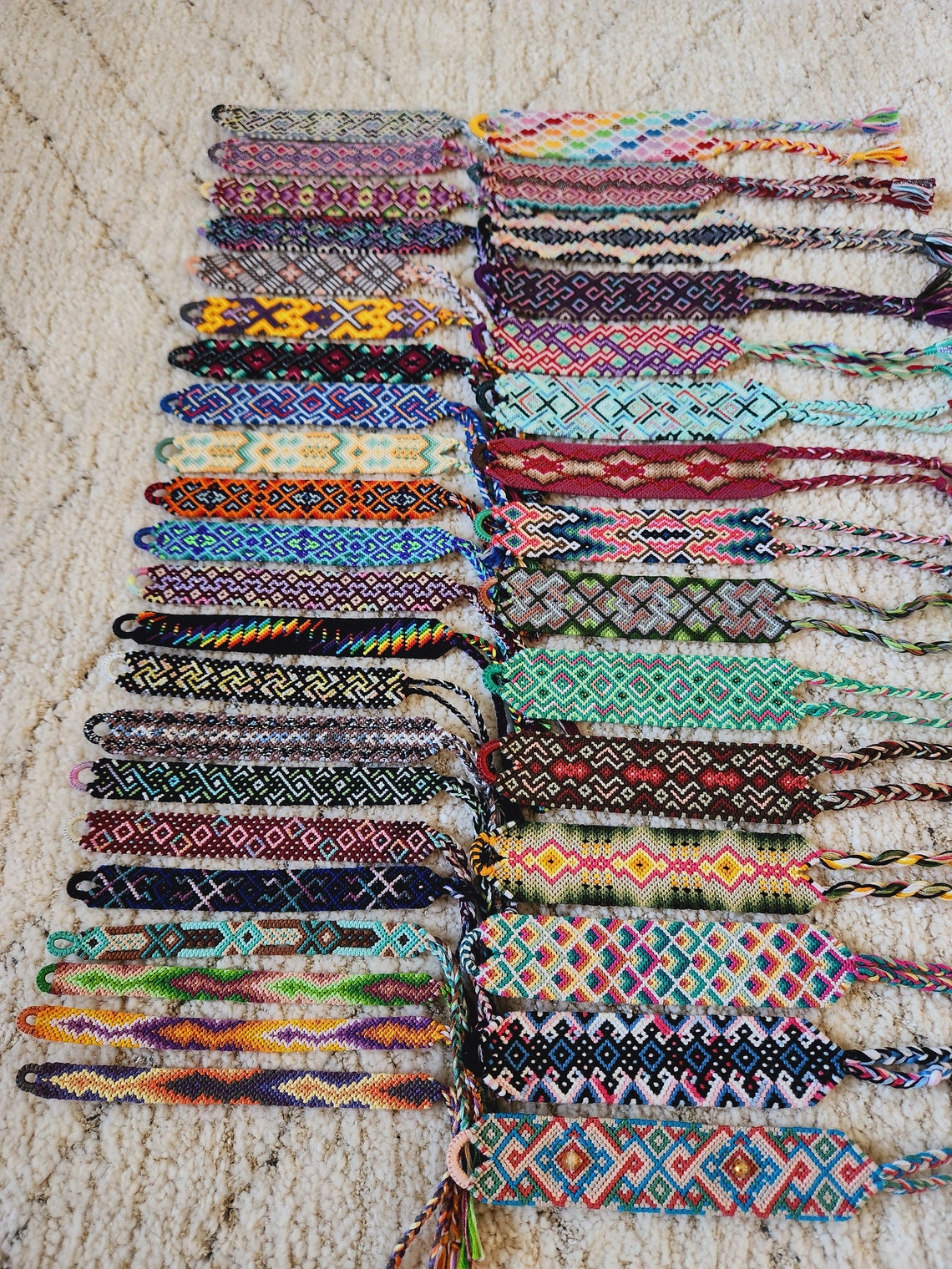 Assorted Bracelets Normals Woven Braided Knotted Brazilian Embroidered ...