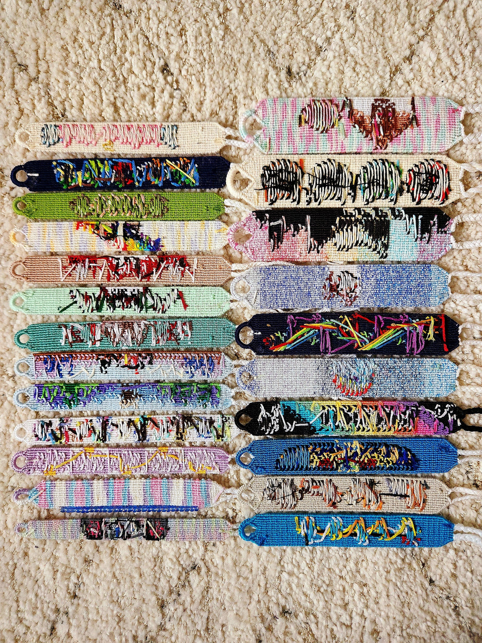 Assorted Bracelets Alpha Woven Knotted Braided Brazilian Handmade ...
