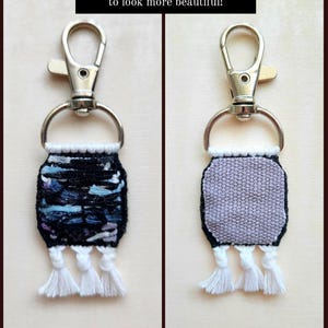 String Keychains Handmade Knotted Woven Braided Accessories Jewelry ...