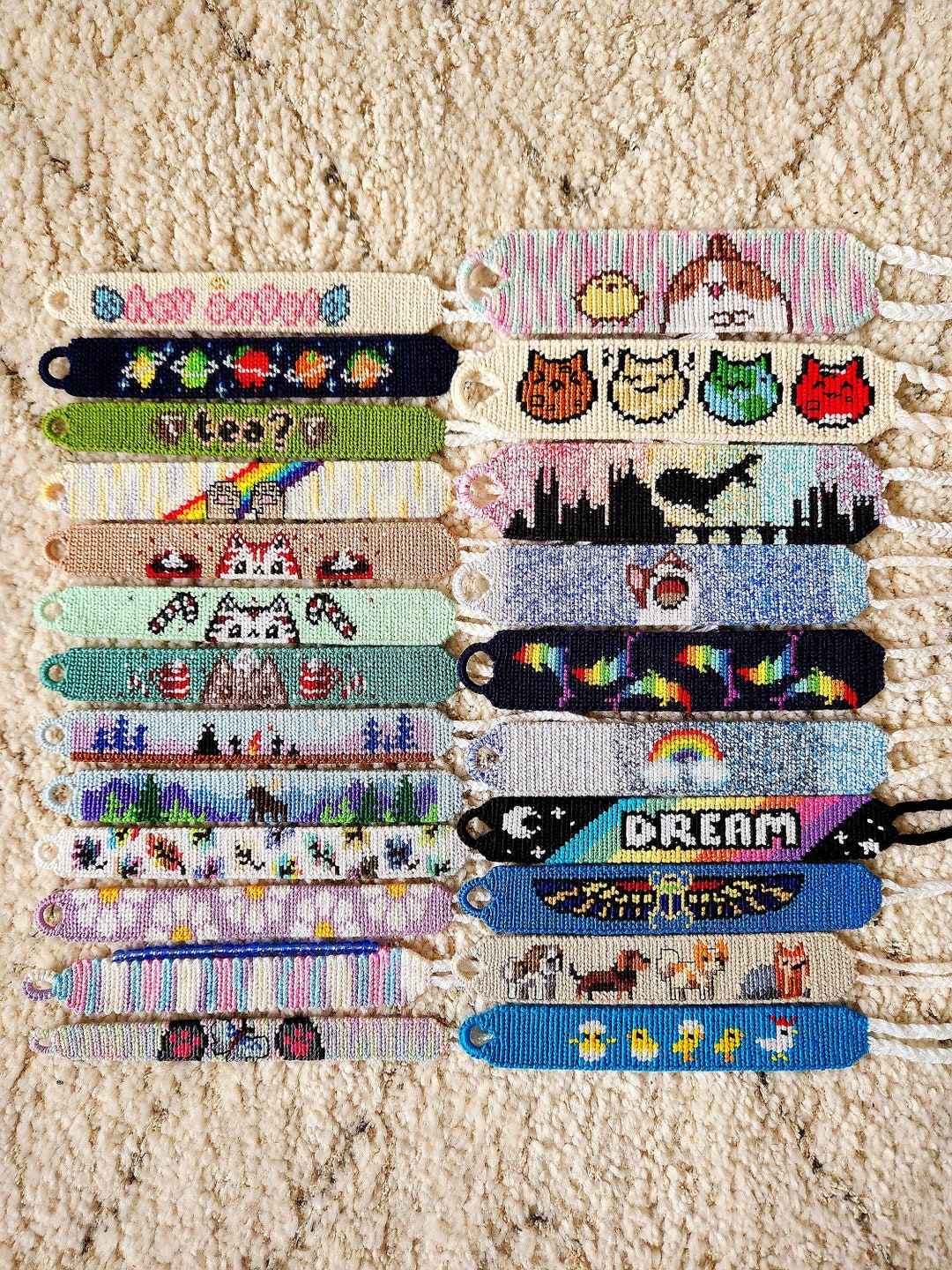 Assorted Bracelets Alpha Woven Knotted Braided Brazilian Handmade ...