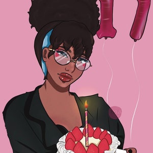 Custom Portrait - Semi-realistic Type + Base Color and Shadow - Etsy