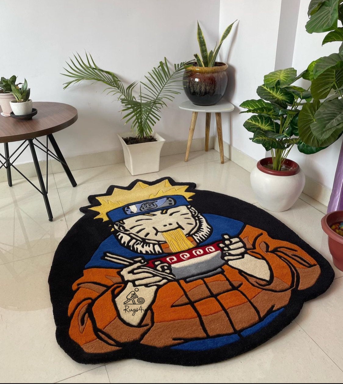 CUSTOM CARTOON RAMEN Rug / Fathers Day Gift / Rugs for Kids / Hypebeast ...