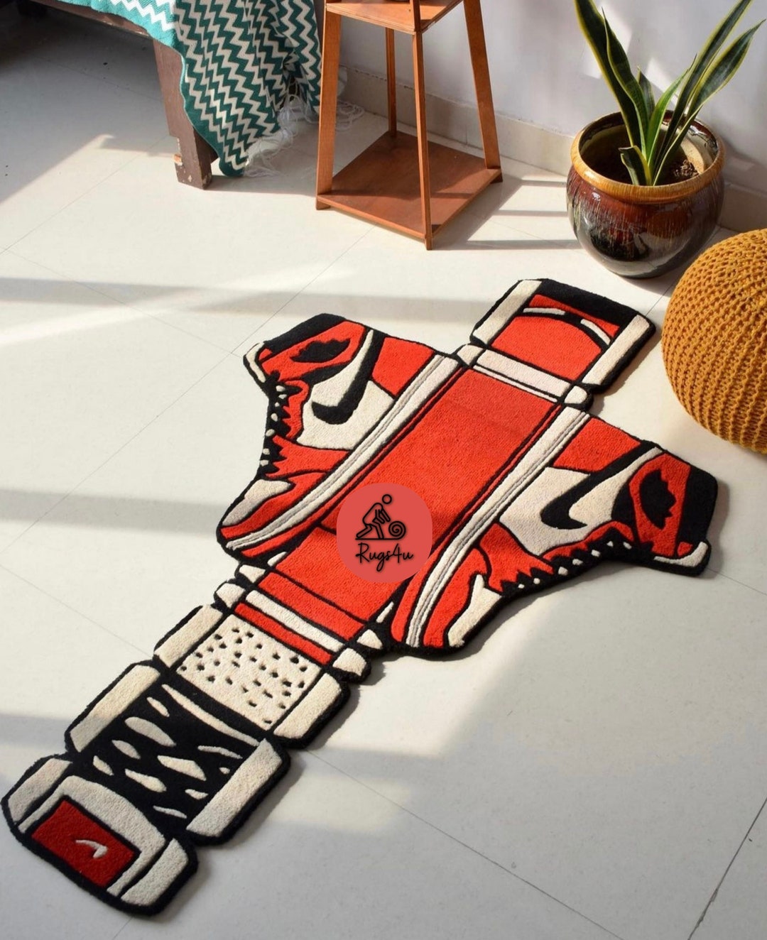 SNEAKER LOVER RUG/ Handtufted /handmade/ Gift for Him / Premium Quality ...