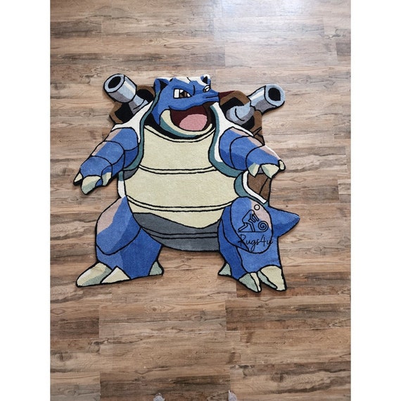 CUSTOM BLUE CARTOON Rug / Handtufted / Kids Rug / Hypebeast - Etsy