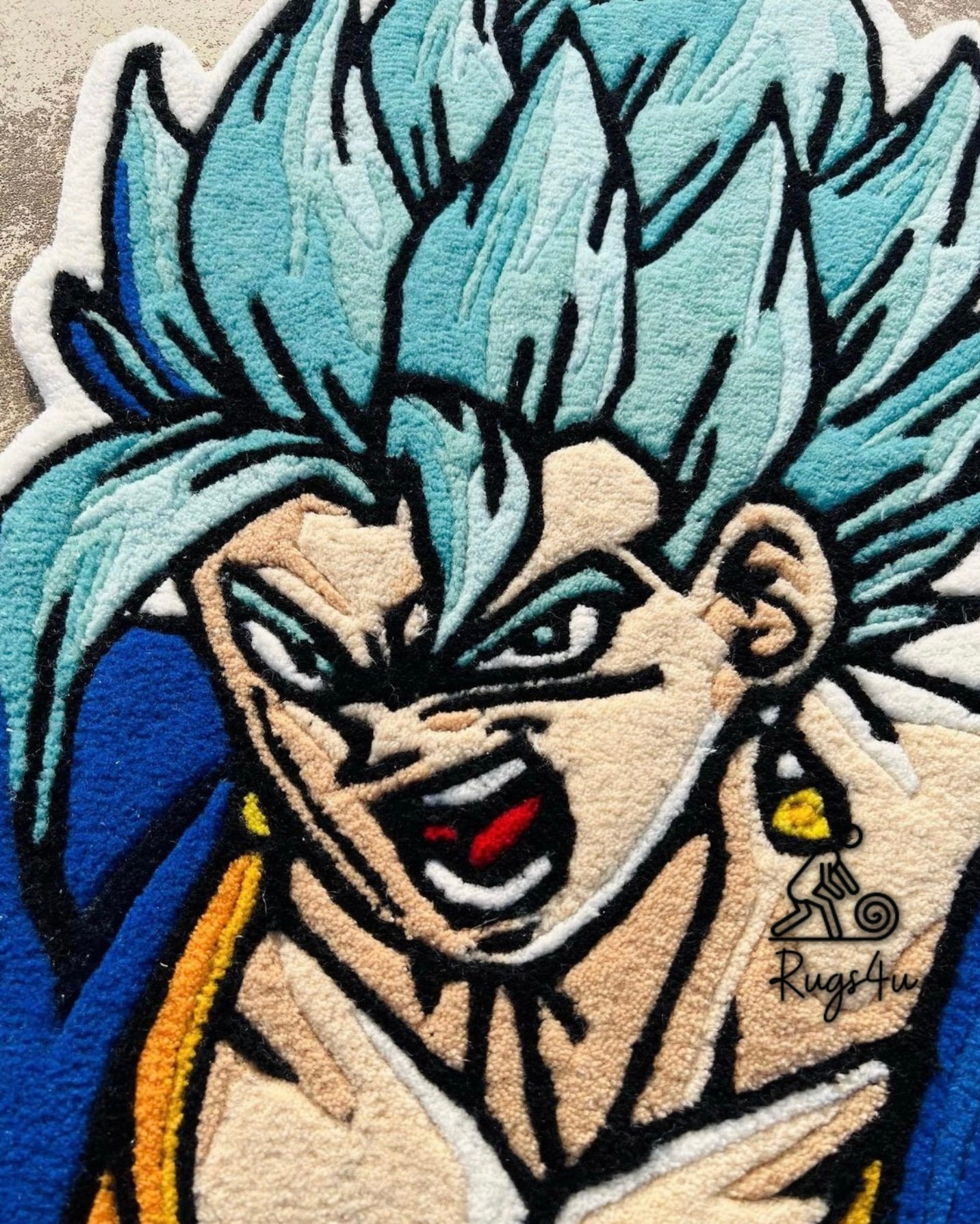 DRAGON BALL CARTOON Rug / Handmade/ Gift for Him / Premium Quality ...