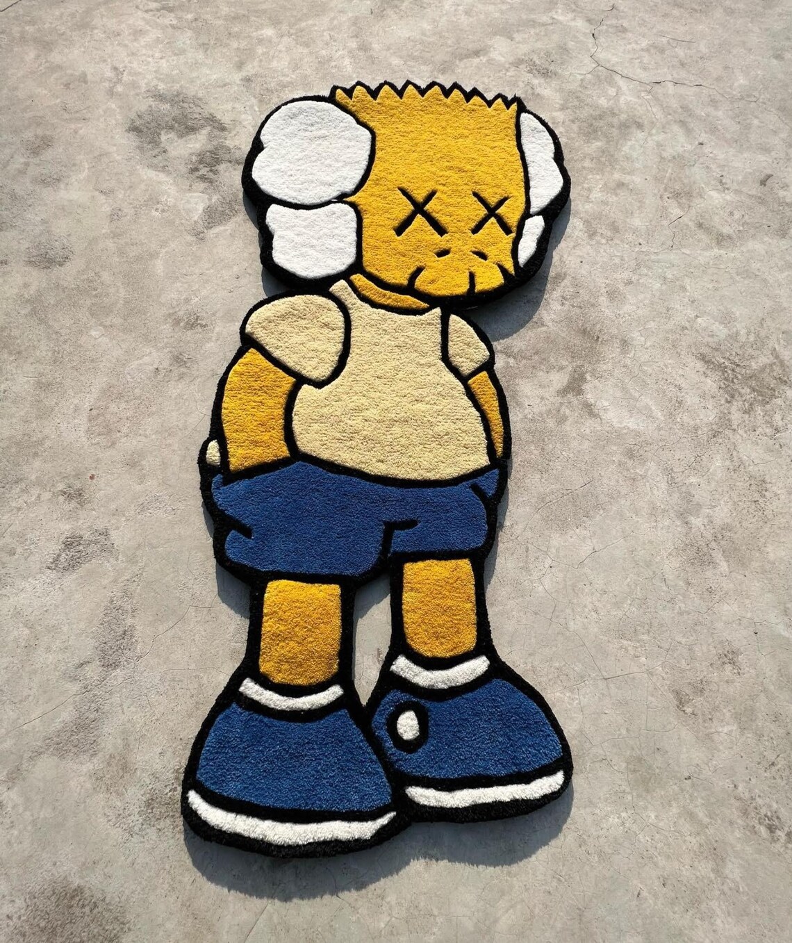 YELLOW SIMSON RUG Animation Cartoon Carpet Fathers Day - Etsy Canada