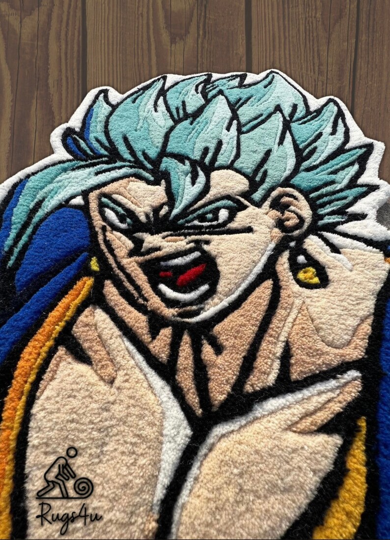 DRAGON BALL CARTOON Rug / Handmade/ Gift for Him / Premium Quality ...
