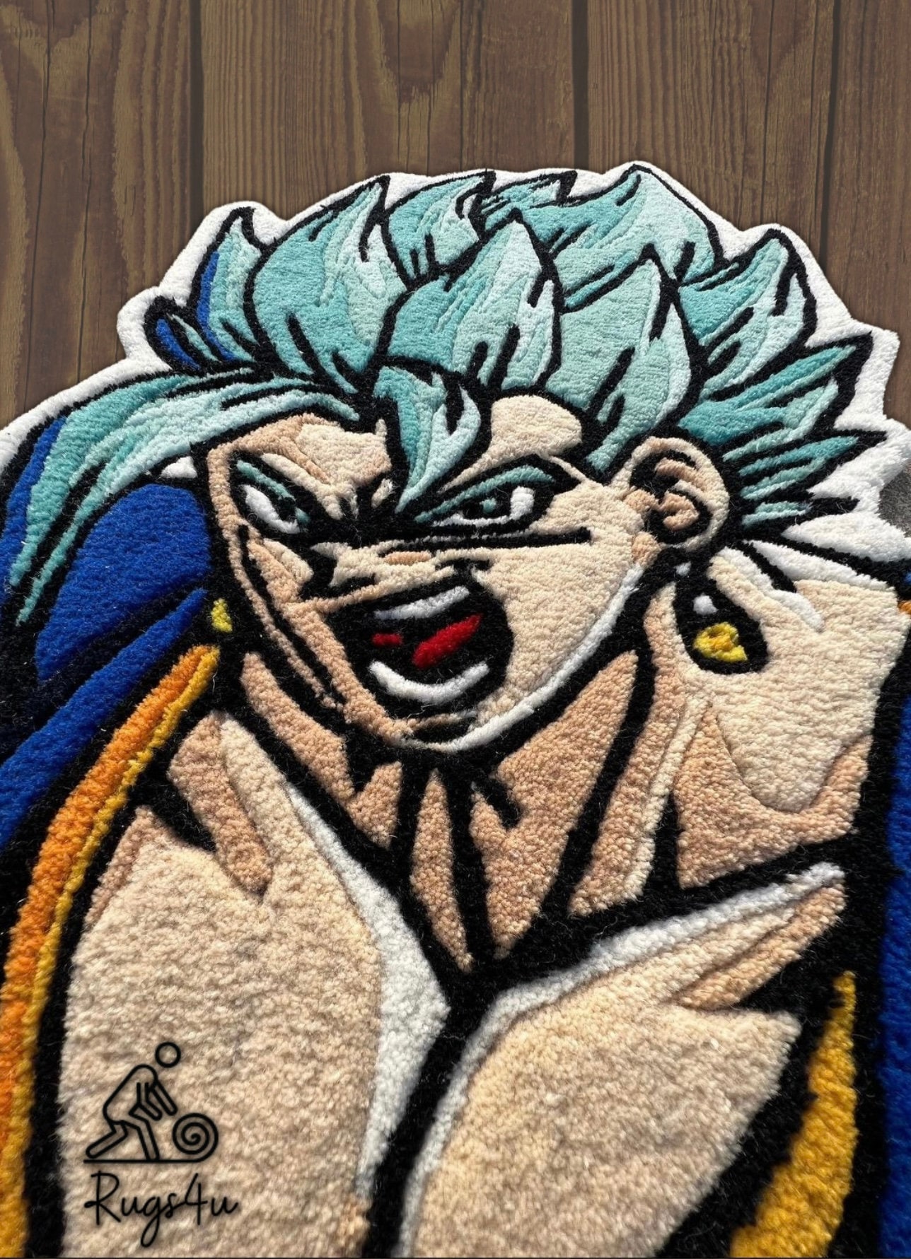 DRAGON BALL CARTOON Rug / Handmade/ Gift for Him / Premium Quality ...
