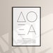 Greek Word Doxa Printable Wall Decor, Digital Art, Classroom Wall Decor ...