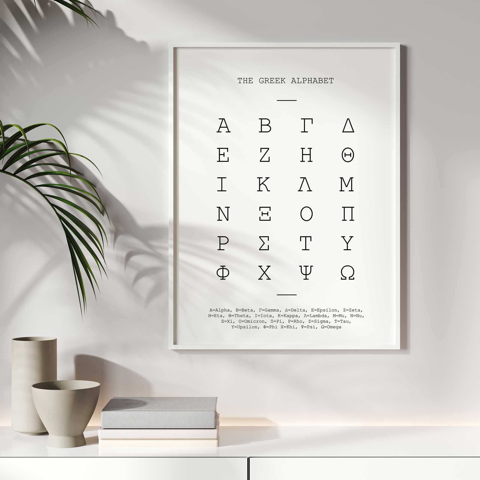 Uppercase Serif Greek Alphabet, Printable Downloads, Classroom Wall ...