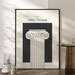Greek Column Ionic Order, Printable Wall Art, Minimalist Print, Ancient ...